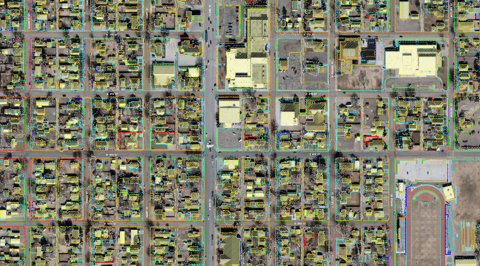 Digital Planimetric Maps Service | Synergy Mapping, Inc.